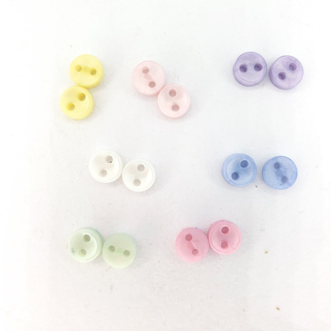 10 Pcs/lot 4.5mm 5mm White Lilac Lavender Mint Green Yellow Baby Pink ...