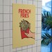 Vintage French Fries Poster - Retro Kitchen Wall Art, Perfect for Diner ...