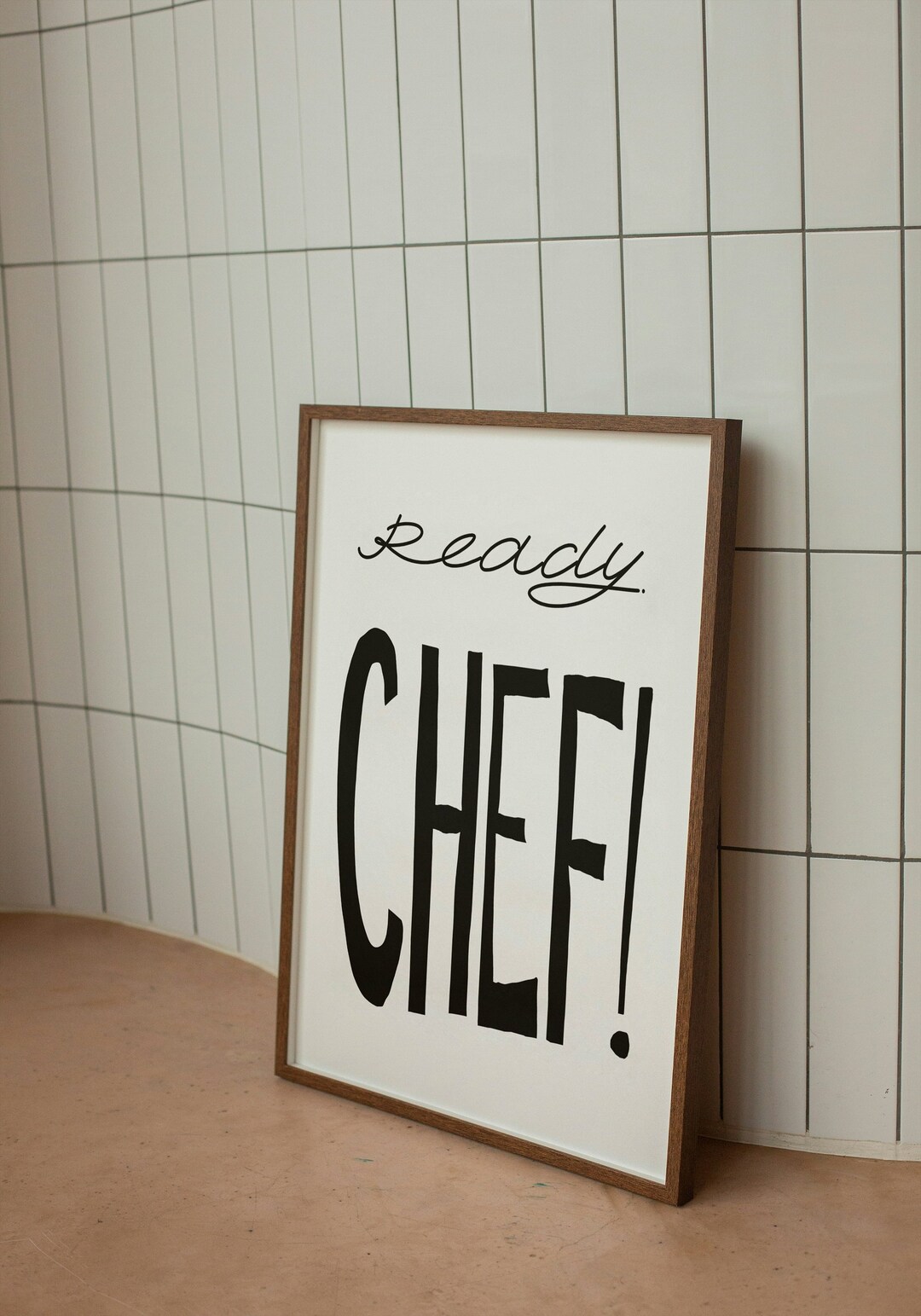 Kitchen Print - Ready Chef Poster Kitchen Décor, Cooking Poster ...
