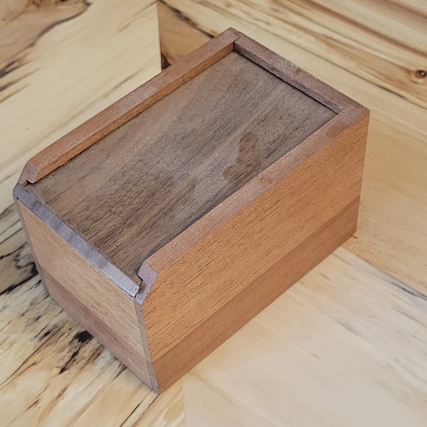 Wooden Box Slide Top - Etsy