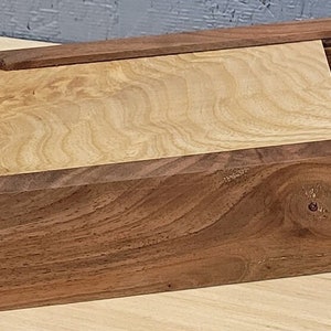 Box, Slide Top, Walnut - Etsy