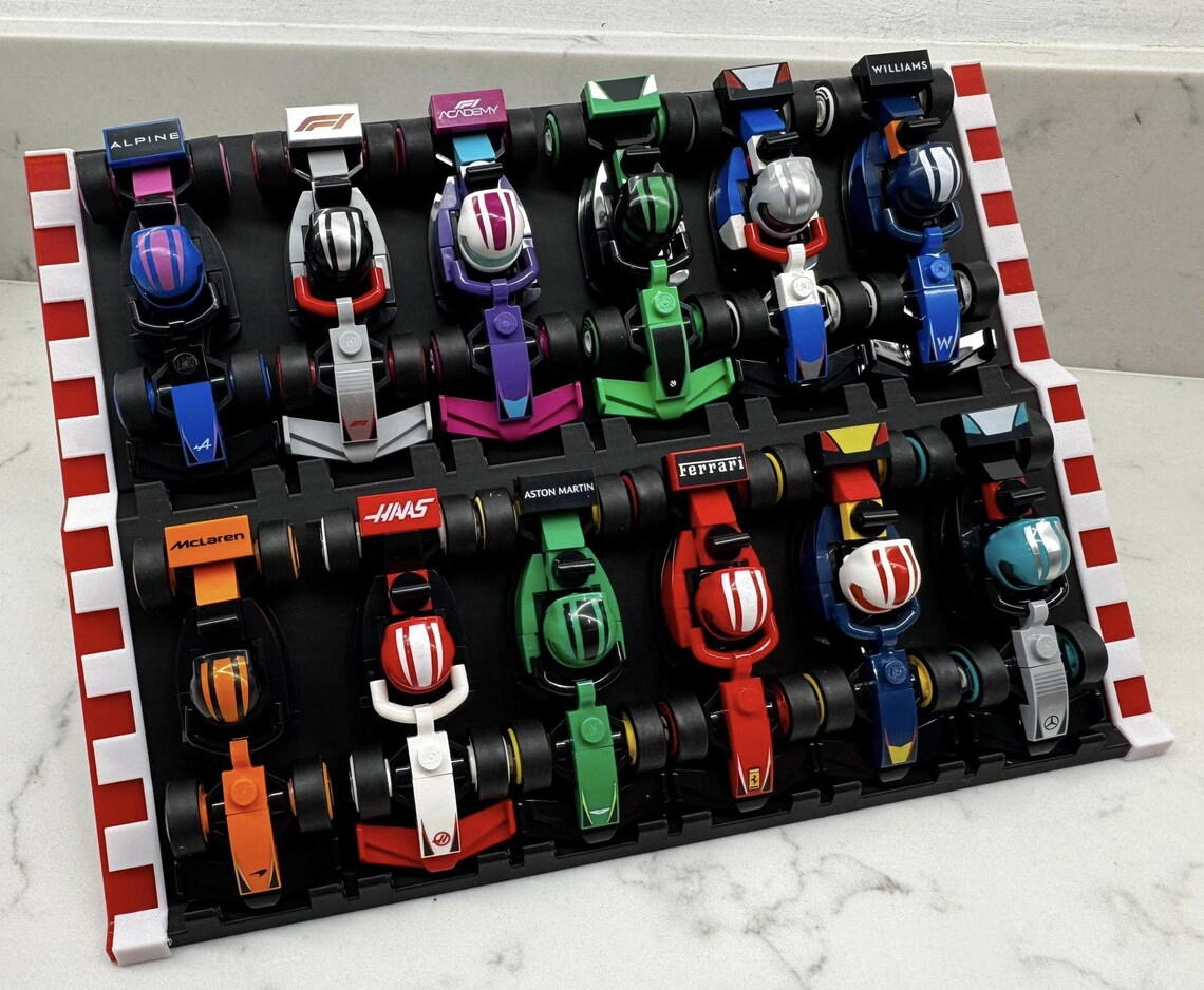 CMF Display Minifigure Stand Compatible With LEGO® Formula 1, F1, Mini ...