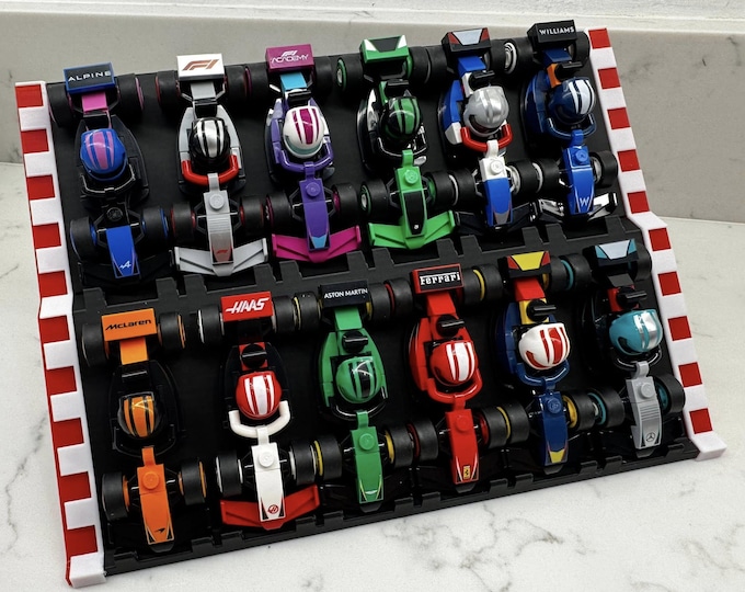 CMF Display Minifigure Stand Compatible With LEGO® Formula 1, F1, Mini ...
