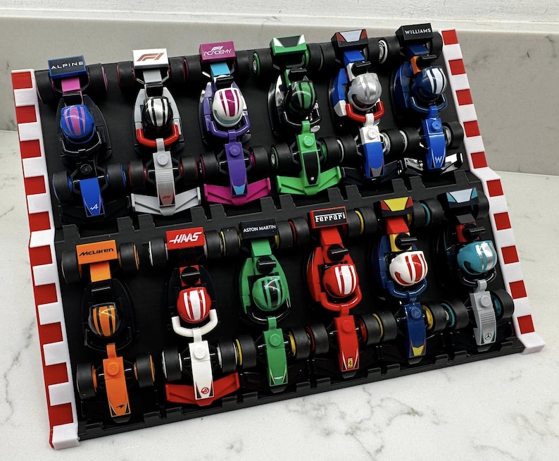 CMF Display Minifigure Stand Compatible With LEGO® Formula 1, F1, Mini ...
