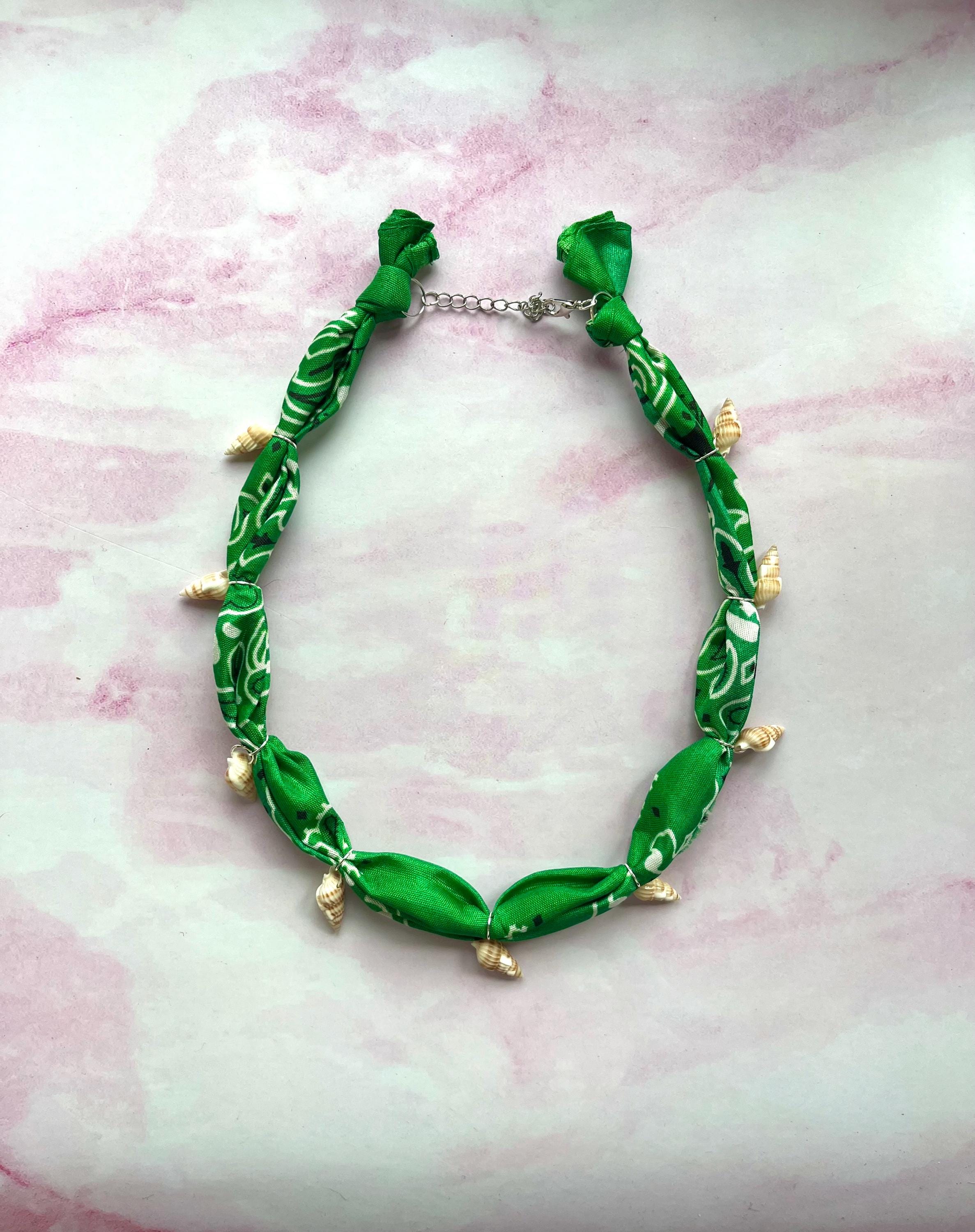Bandana Scarf Choker Conch Shell Charm Necklaces | Shell Jewellery ...