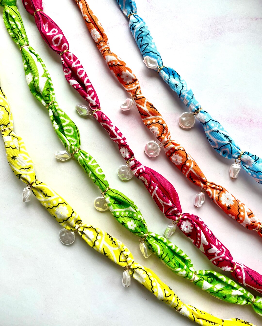 Bandana Scarf Choker Conch Shell Charm Necklaces | Shell Jewellery ...