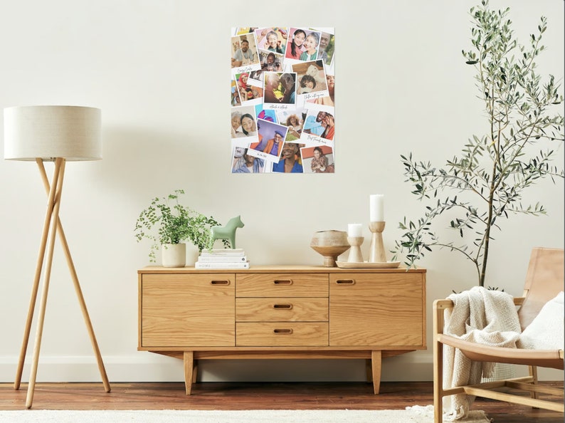 Polaroids Collage, Stacked Pics Photo Collage Template, Canva, Pile of ...