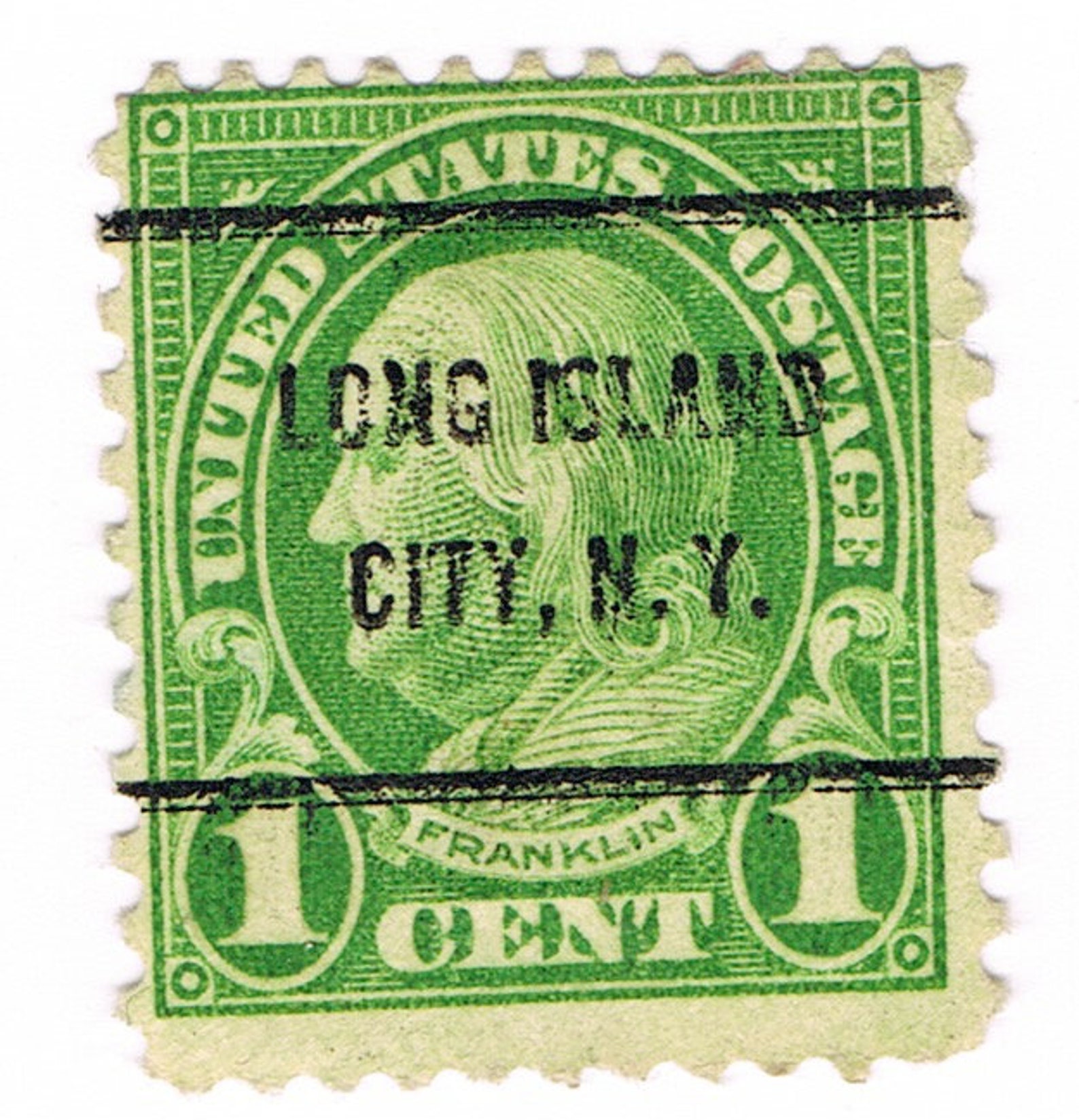 George Washington Franklin Rare Stamp 1 Cent - Etsy