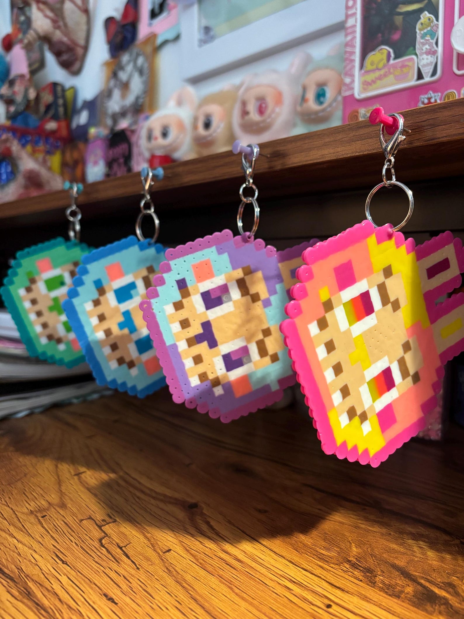 Labubu Keychains - Etsy