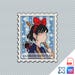 Anime Witch Postage Stamp Cross Stitch Pattern - Black Cat Wizard Japan ...