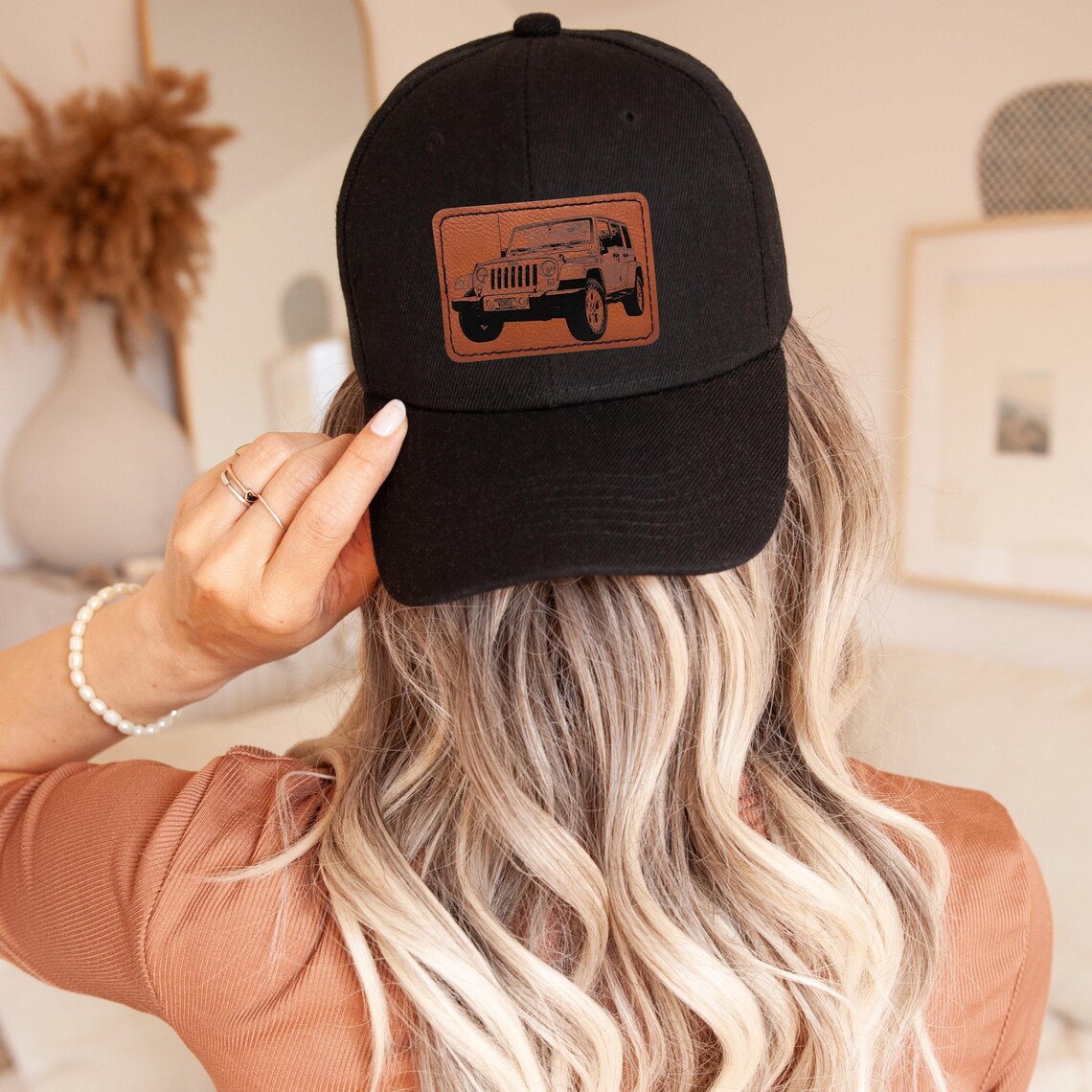 Custom Hat With Laser Engraved Photo of Your Car, Personalized ...