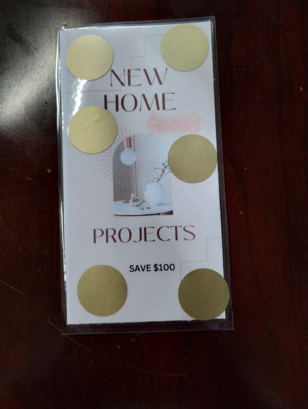 A6 Laminated New Home Projects Savings Challange - Etsy