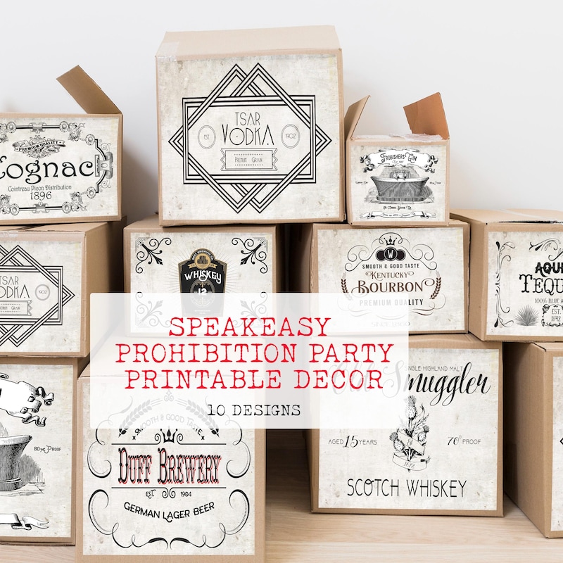 Alcohol Signs for Boxes - Etsy