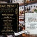 Custom Art Deco Signature 6 Cocktail Sign: 1920s Speakeasy Bar Gatsby ...