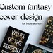 Custom Affordable Book Cover Design for Indie Authors YA Fantasy - Etsy