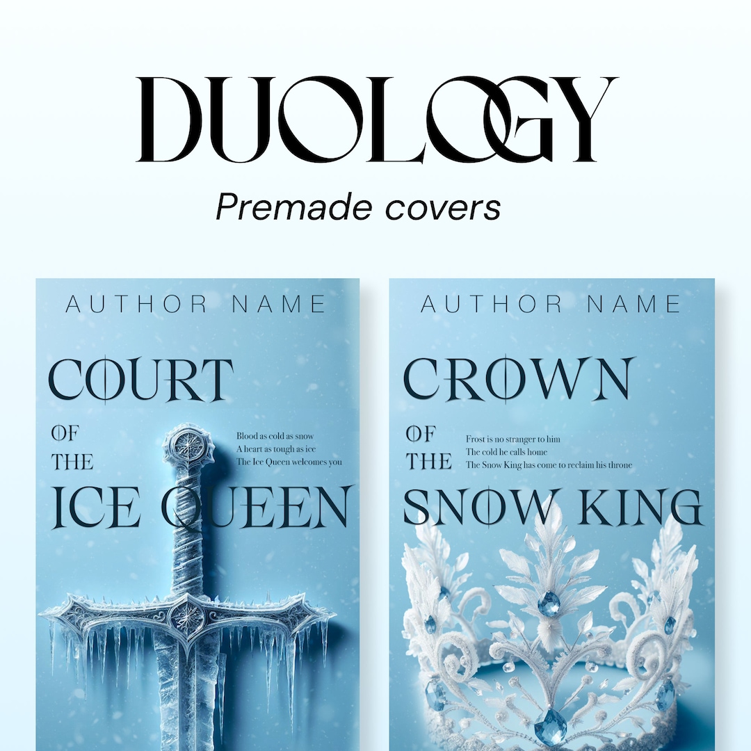 Premade Duology Book Cover for Indie Authors Self Publishing Budget YA ...
