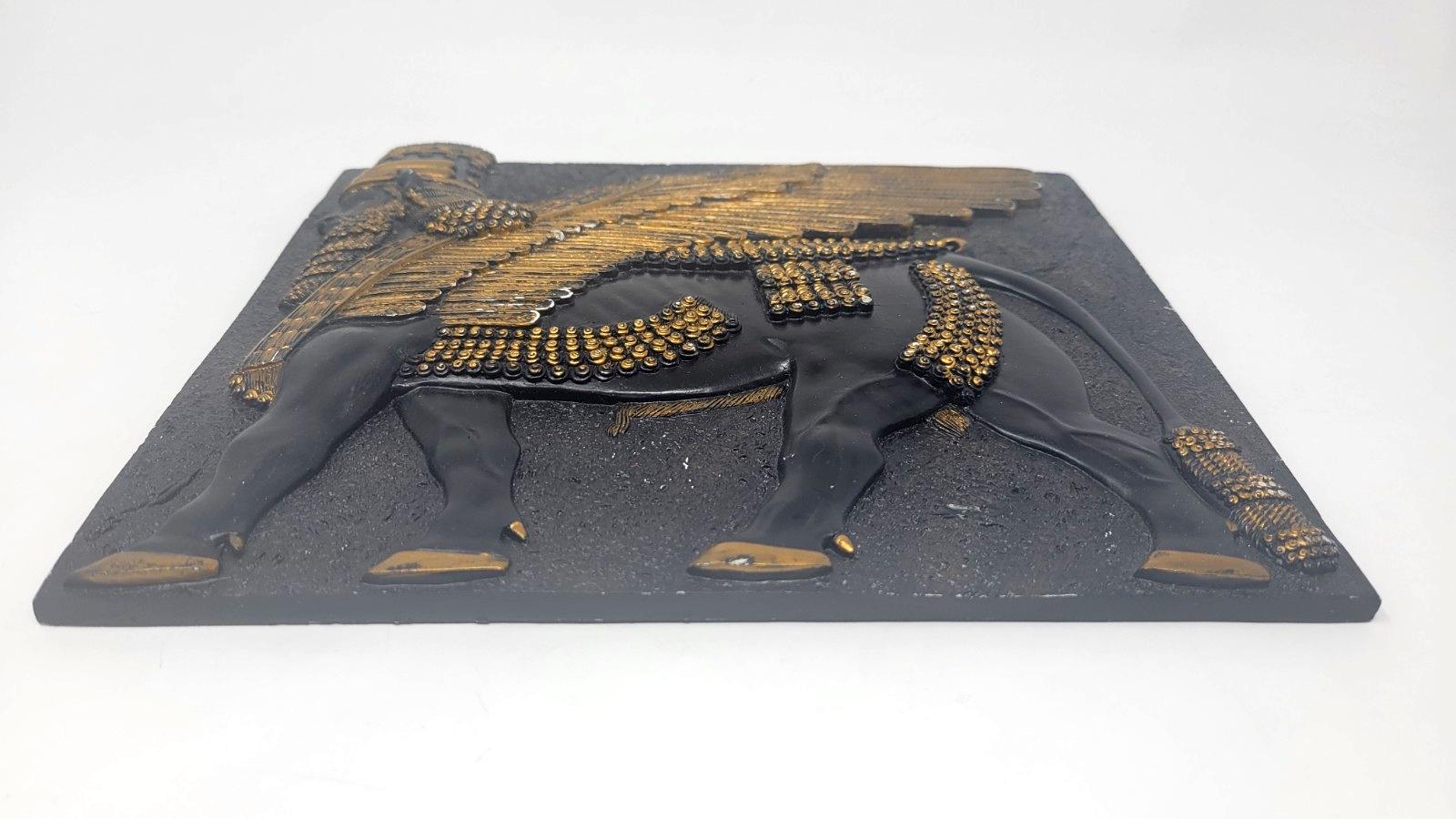 Design Toscano Ancient Assyrian Winged Bull Lamassu 3D Wall Decor Babylon Plaque - Etsy