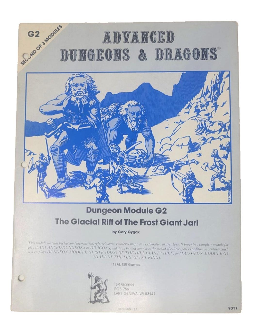 Advanced Dungeons & Dragons Glacial Rift of the Frost Giant Jarl First ...