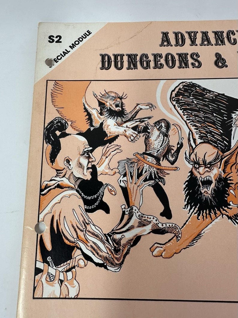 Advanced Dungeons & Dragons White Plume Mountains First Printing G1 S2 ...