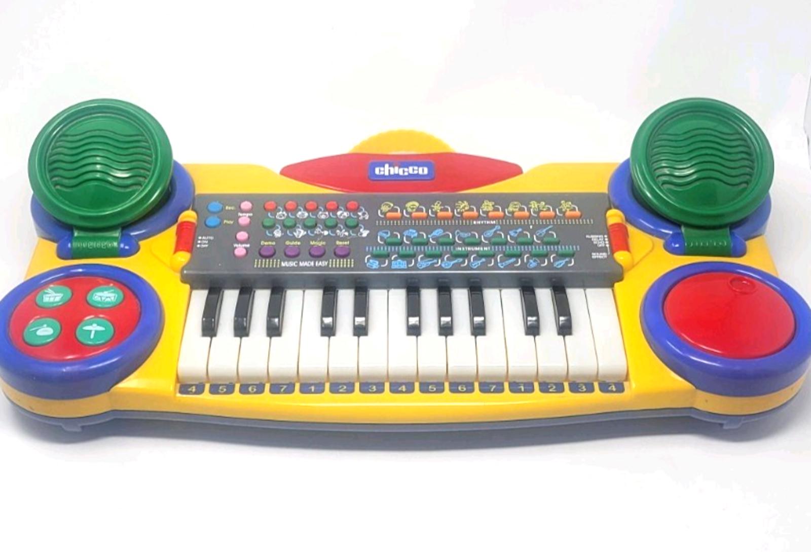 Vintage CHICCO Keyboard Baby Orchestra Kids Child Piano Instrument DC6V ...