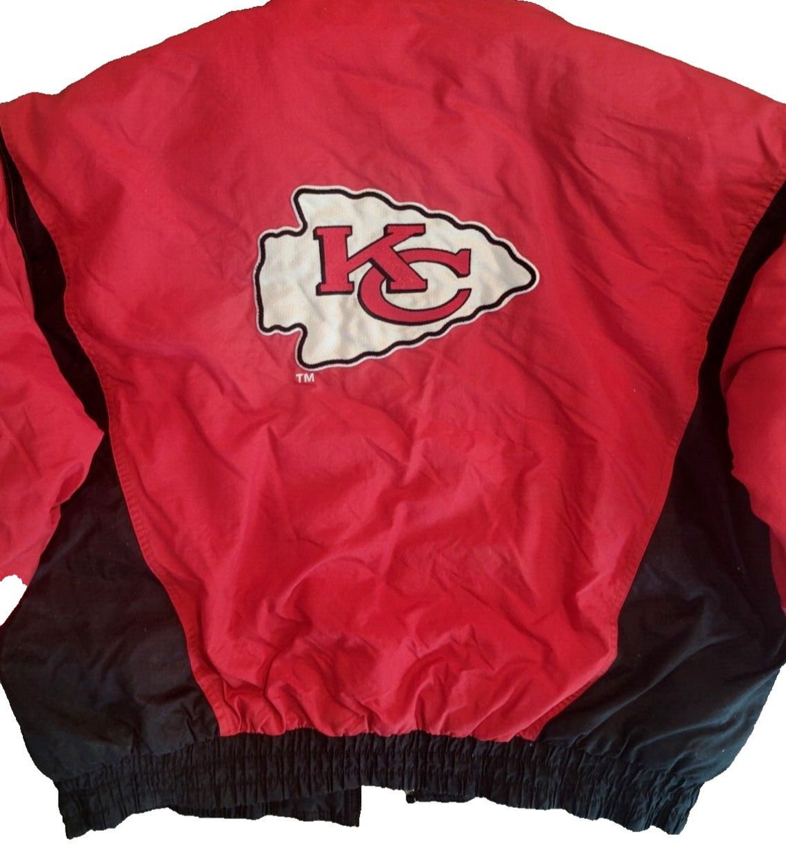 NFL Game Day Chiefs Puffer Jacket by T.F.G. Team Wear Sz 2XL Vintage 90 ...