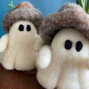 Handmade Wool Wizard Ghosties Needle Felted Ghosts Looking for Their ...