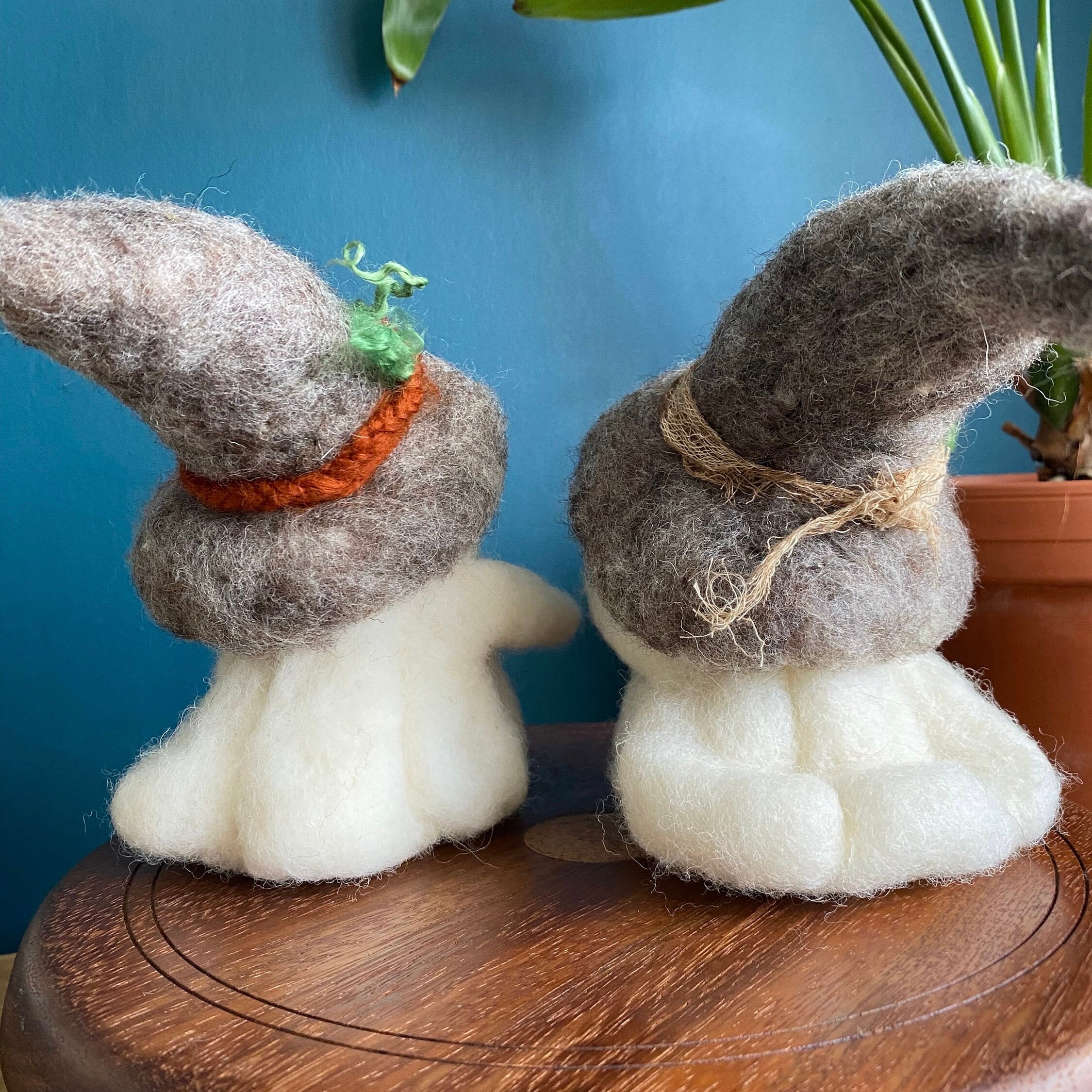 Handmade Wool Wizard Ghosties Needle Felted Ghosts Looking for Their ...