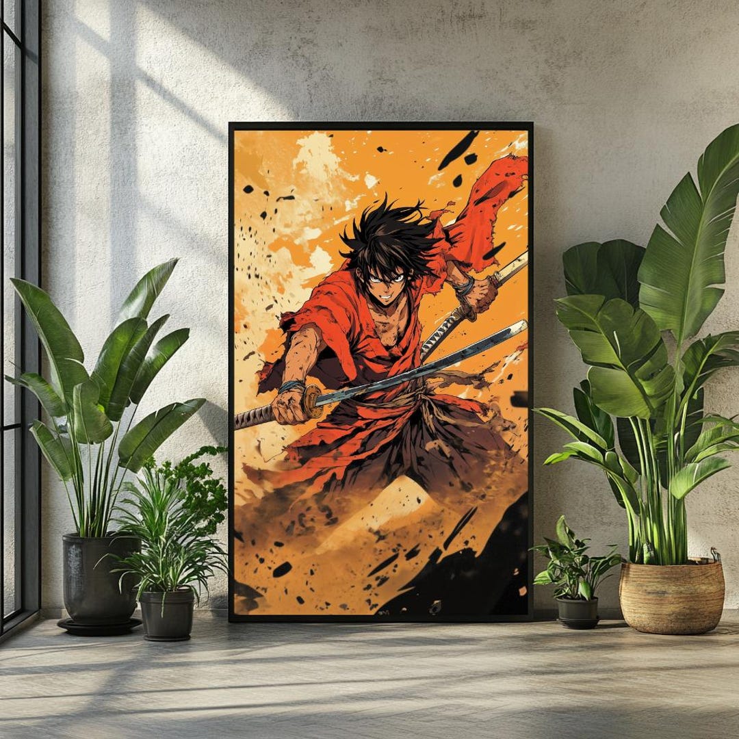 Mugen Poster, Samurai Champloo Fan Art, Digital Print Download ...