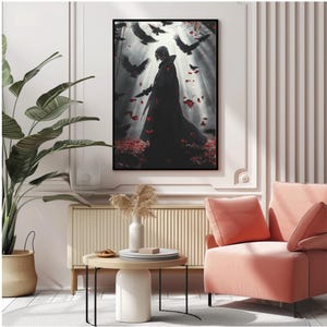 Itachi Uchiha Poster, Naruto Fan Art, Digital Print Download, Printable ...