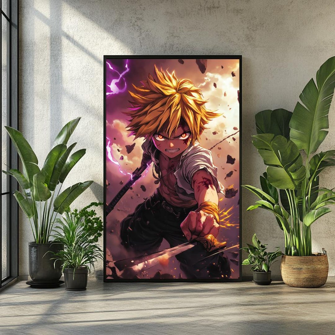 Meliodas Poster, Seven Deadly Sins Fan Art, Digital Print Download ...