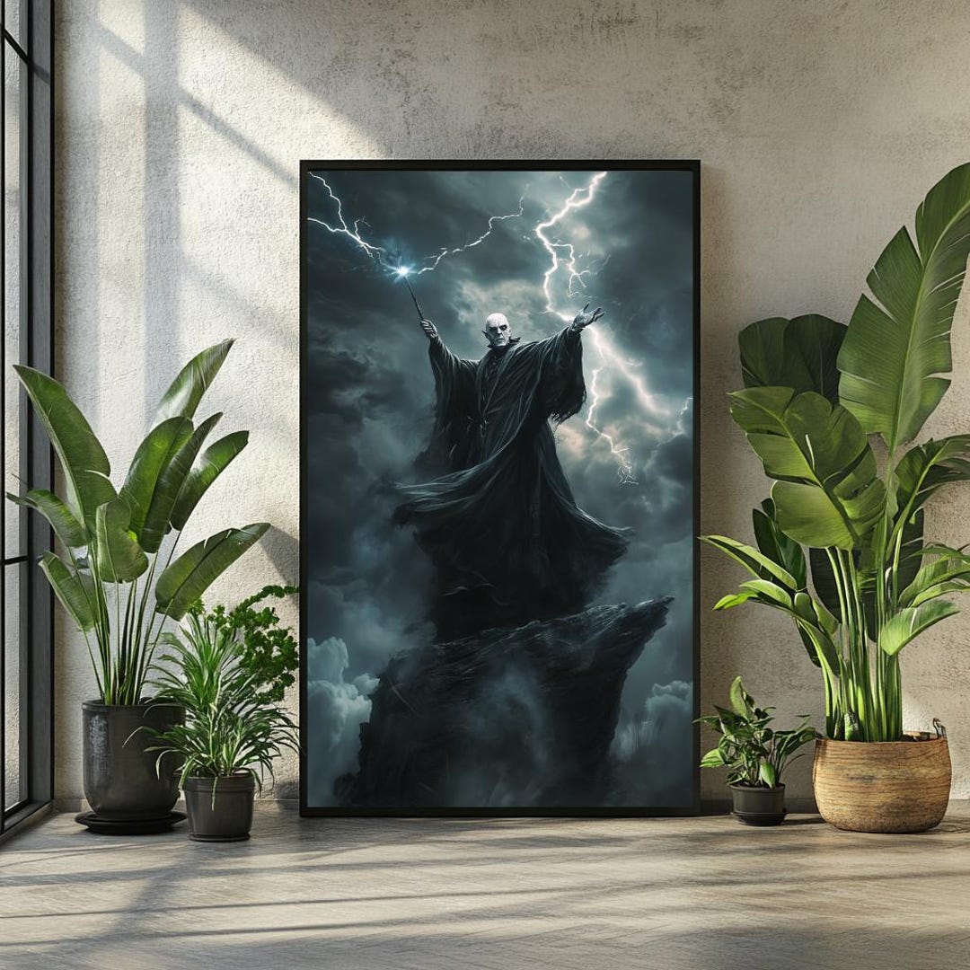 Voldemort Poster, Harry Potter Fan Art, Digital Print Download ...