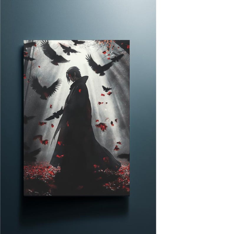 Itachi Uchiha Poster, Naruto Fan Art, Digital Print Download, Printable ...