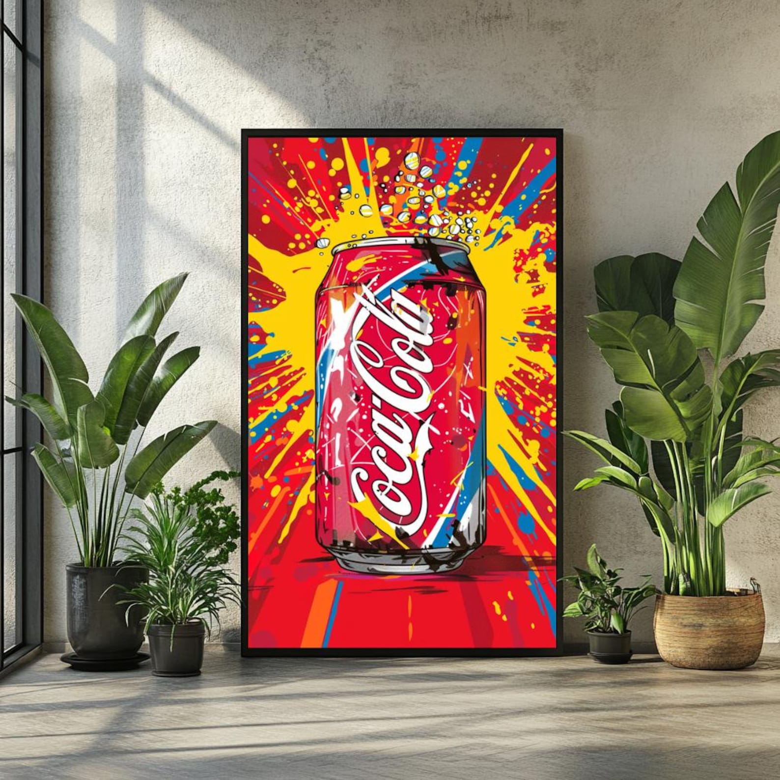 Coca Cola Pop Art, Pop Art Soda, Pop Wall Art, Digital Print Download ...