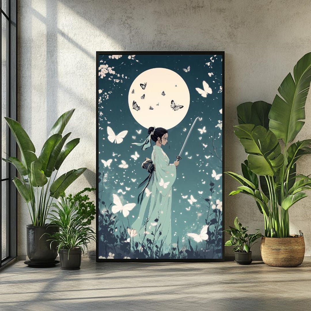 Shinobu Kocho Poster, Demon Slayer Fan Art, Digital Print Download ...