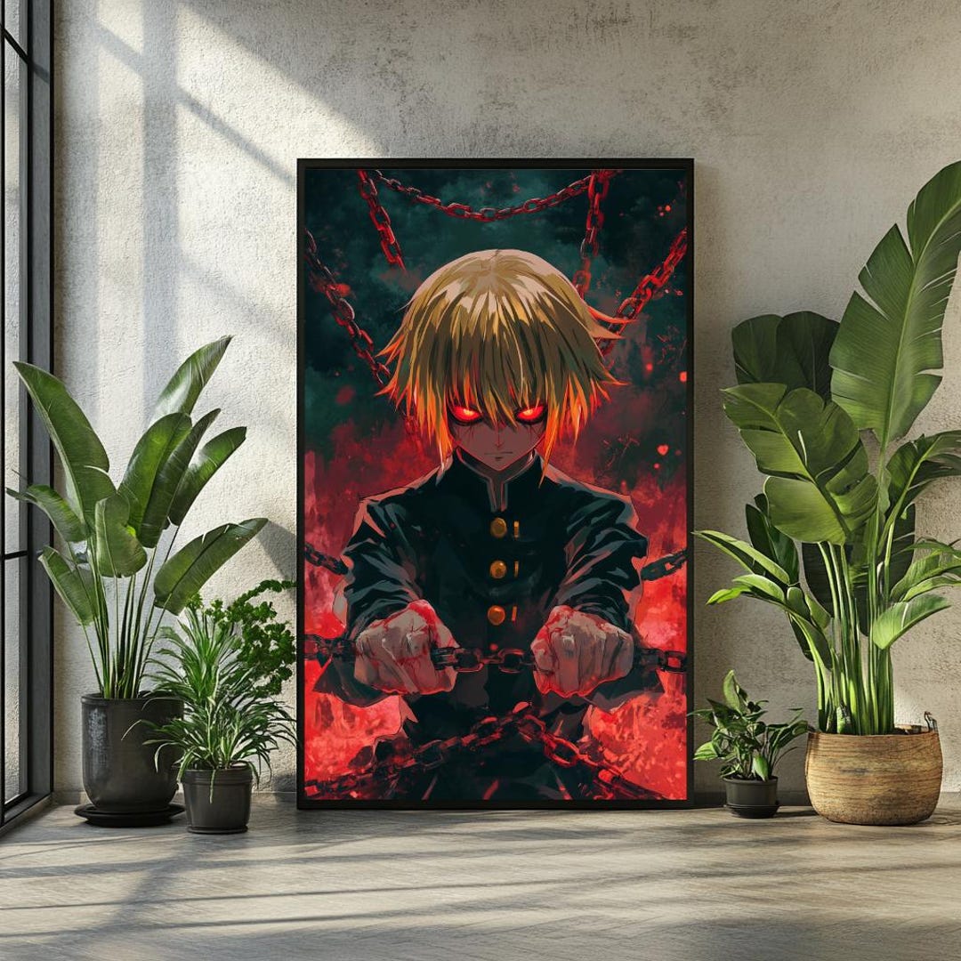 Kurapika Poster, Hunter X Hunter Fan Art, Digital Print Download ...