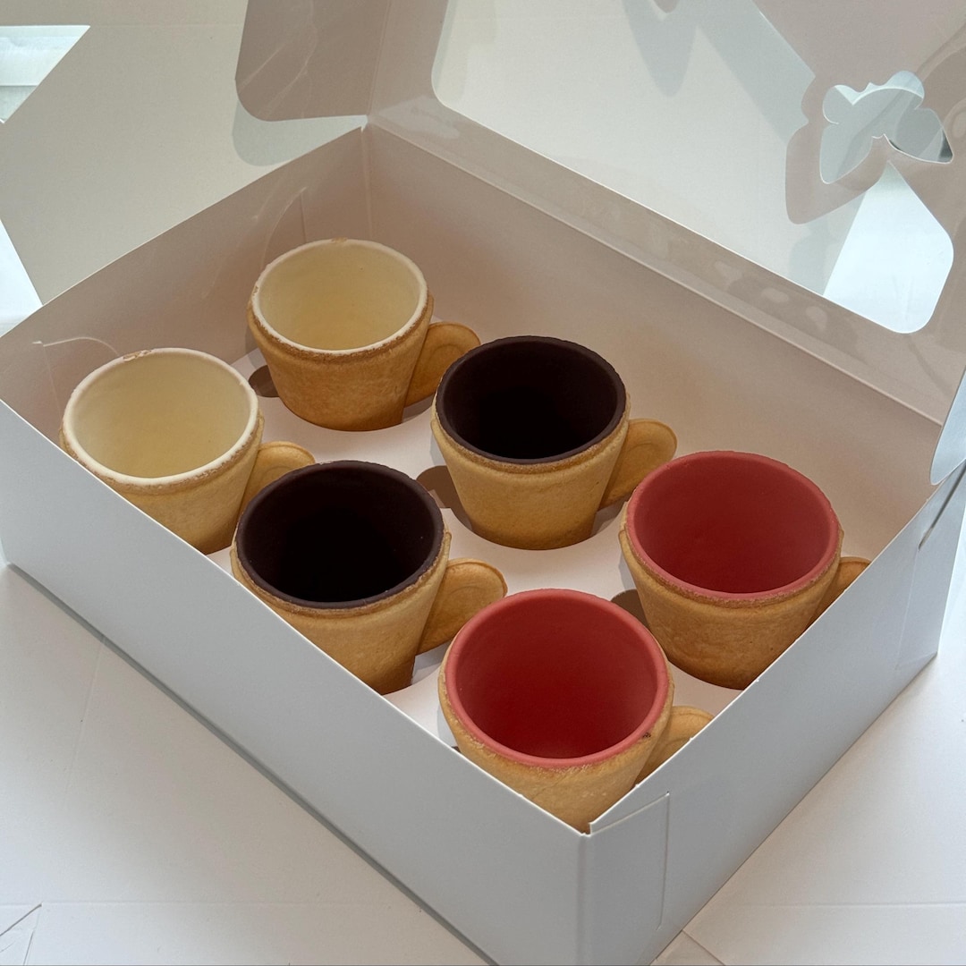 Party Favor Dessert Cups Birthday Edible Cupcake Drink Cups 4 6 12 Pcs ...