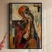 Greek Inspired Art Print Ancient Greece Painting Abstract Modern ...