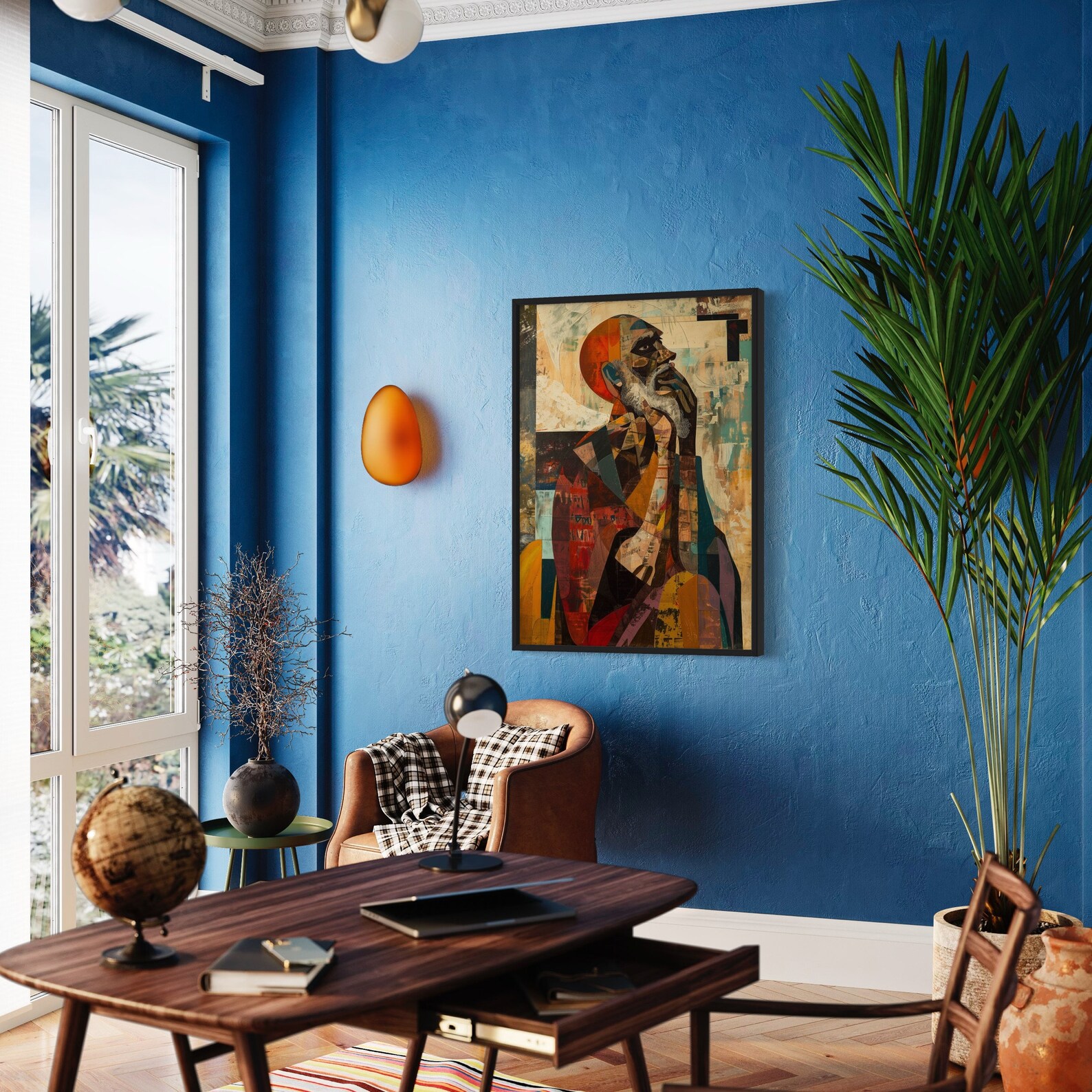 Greek Inspired Art Print Ancient Greece Painting Abstract Modern ...