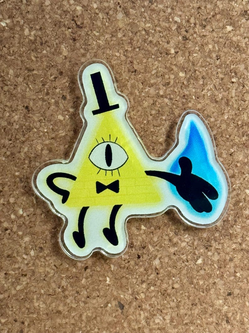 Bill Cipher Gravity Falls Pin - Etsy