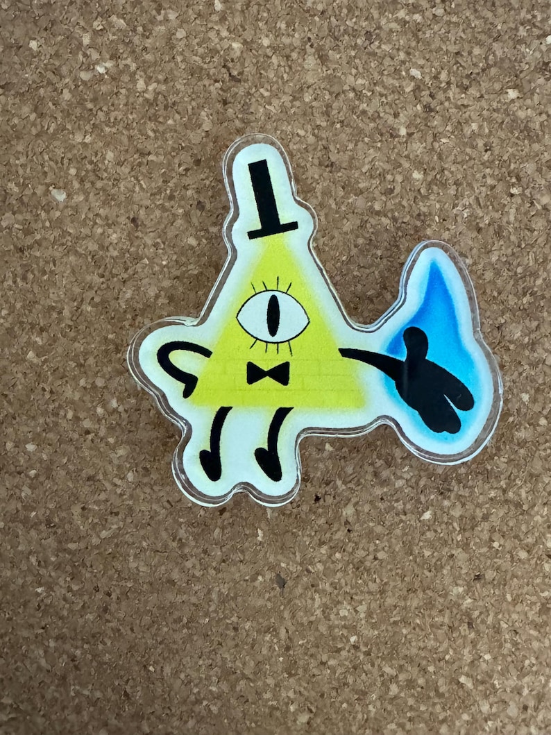 Bill Cipher Gravity Falls Pin - Etsy