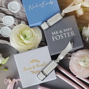 Custom USB Drive and Box, Engraved USB Wedding Gift Box, Customized Usb ...
