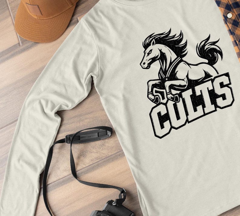 Colts School Sport Team Logo SVG, PNG, PDF, Ai, Dxf File Baseball ...