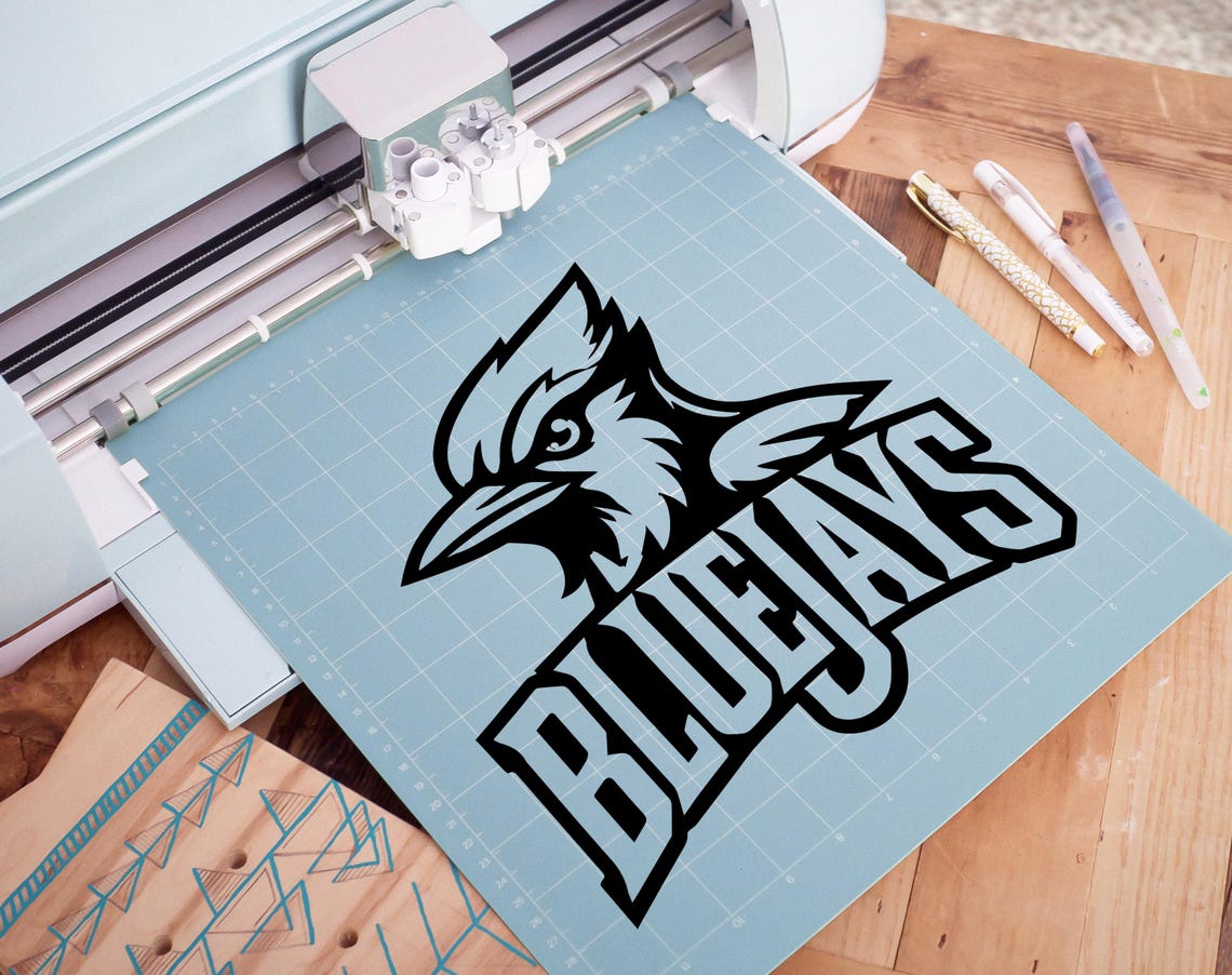 Bluejays Sports Team Logo SVG, PNG, Dxf, Ai File | Baseball, Basketball ...