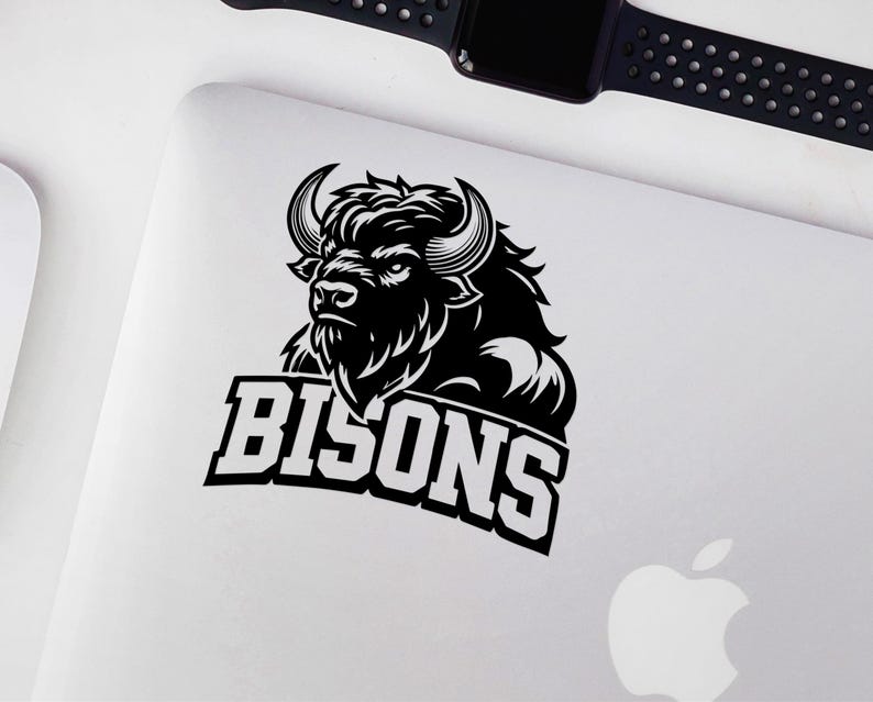 Bisons Sport Team Logo SVG, PNG, Dxf, Ai File | Baseball, Basketball ...