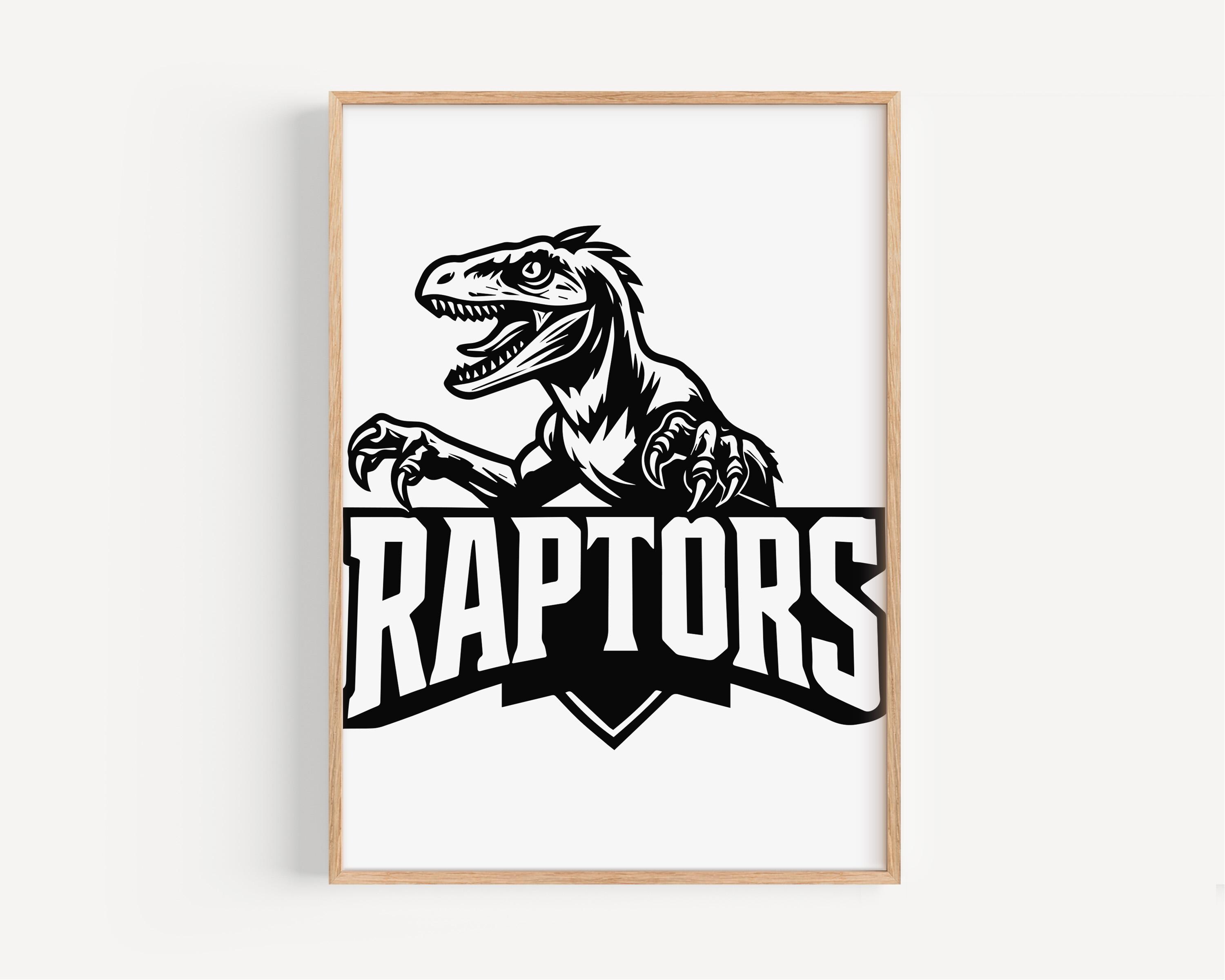 Raptors School Sport Team Logo SVG, PNG, PDF, Ai, Dxf Datei Baseball ...