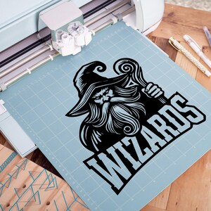 Wizards Sport Team Logo SVG, PNG, Dxf, Ai File | Baseball, Basketball ...