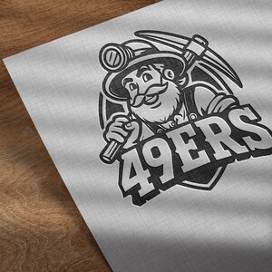 49ers Sports Team Logo SVG, PNG, Dxf, Ai File | Baseball, Basketball ...