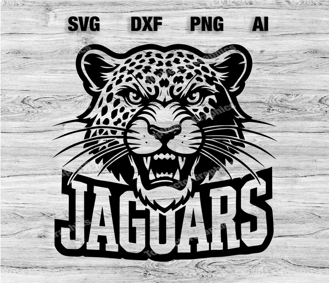 Jaguars Sport Team Logo SVG, PNG, Dxf, Ai File | Baseball, Basketball ...