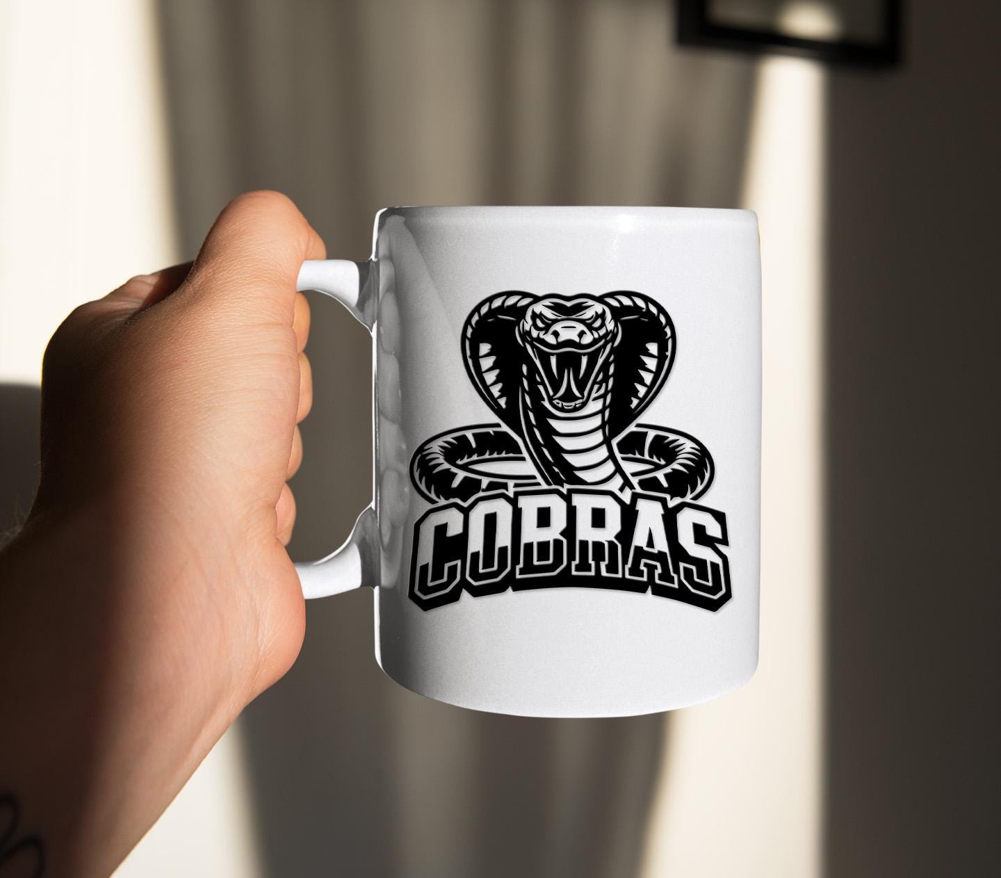 Cobras Sport Team Logo SVG, PNG, Dxf, Ai File | Baseball, Basketball ...