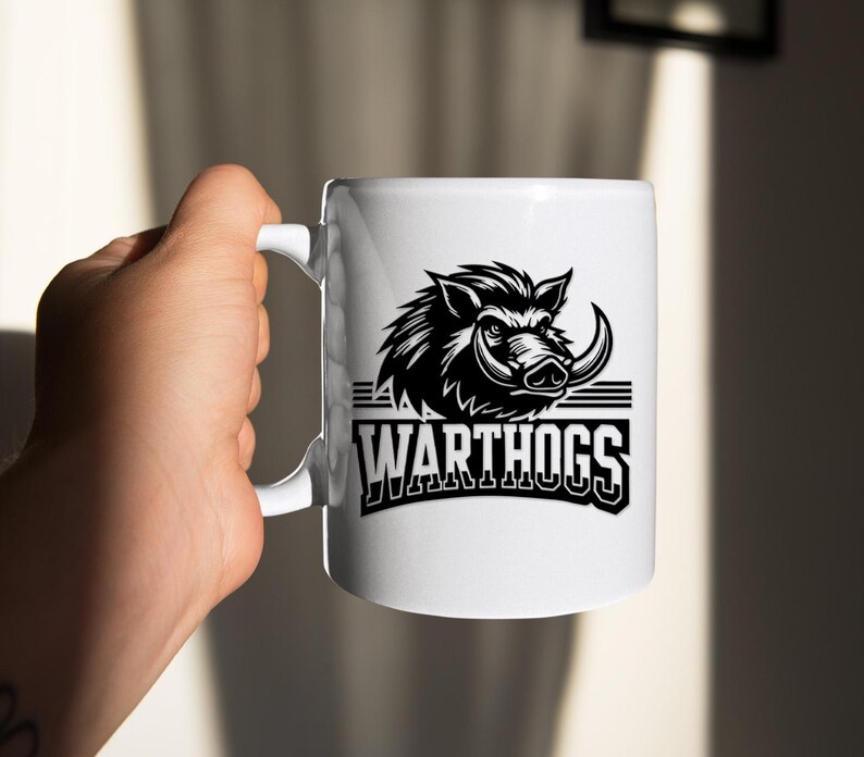 Warthogs Sport Team Logo SVG, PNG, Dxf, Ai File | Baseball, Basketball ...